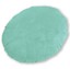Mf58n Light Turquoise Microfiber Velvet Round Shape Cushion Cover ...