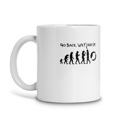 Funny Anti Trump T-Shirt - Go Back! Trump Evolution Tee Coffee Mug | eBay