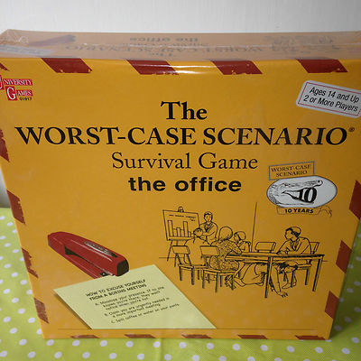 The Worst Case Scenario Board Game FACTORY SEALED University Games THE ...
