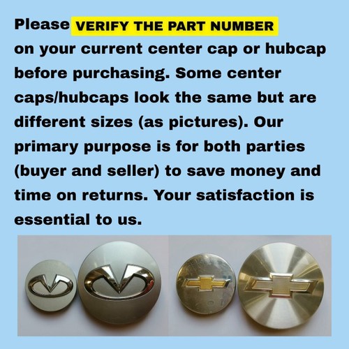 OEM Set of 4 BMW Wheel Rim 6850834 6857149 6861092 2.25” (57mm) Center ...