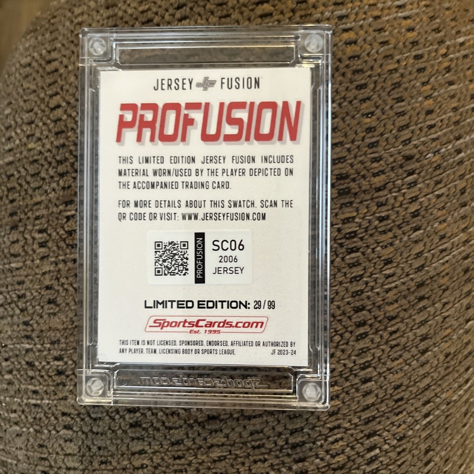 2024 JERSEY FUSION PROFUSION SEAN CASEY GAME USED TIGERS JERSEY SWATCH ...