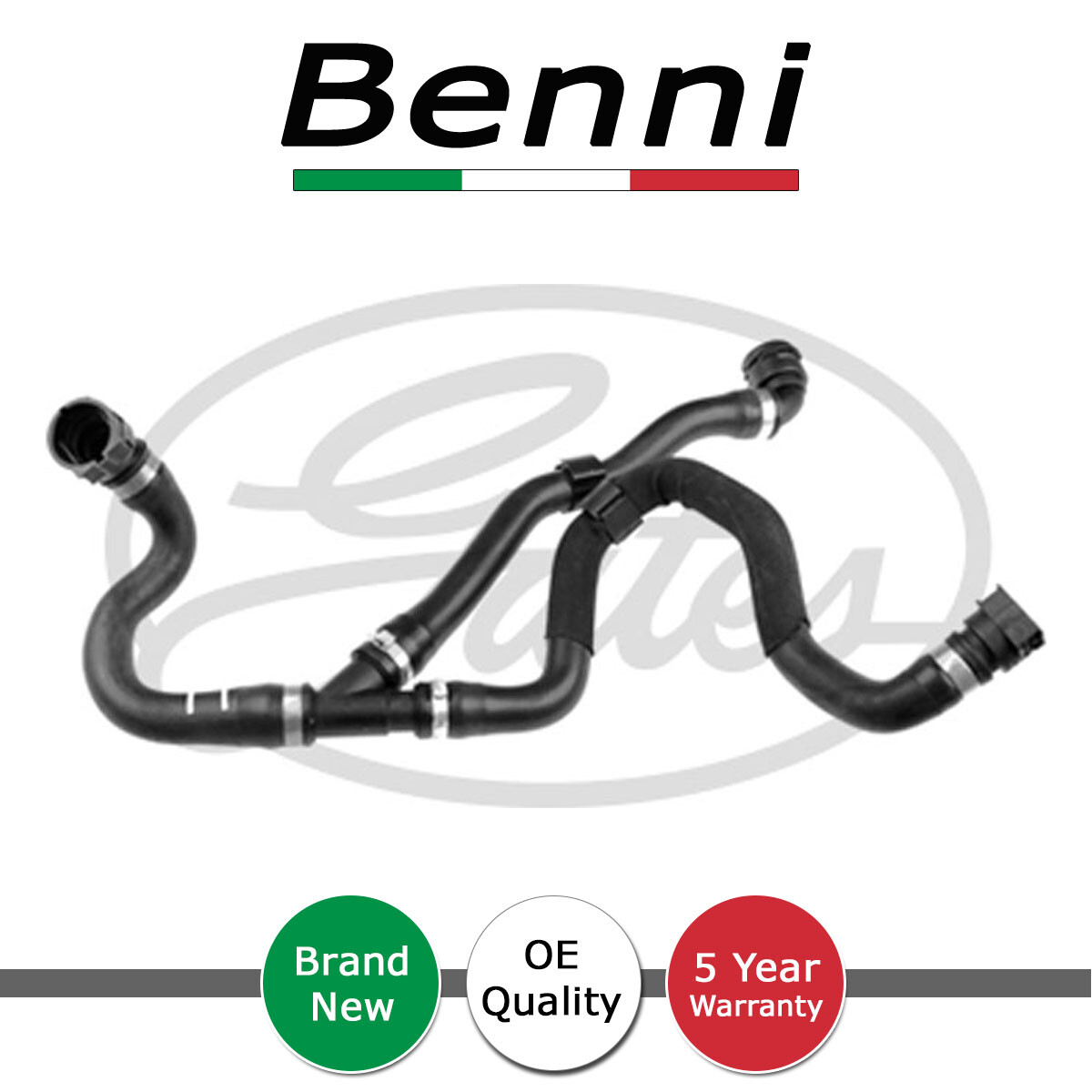 Radiator Coolant Hose Left Lower Benni Fits BMW 4 Series 3 2.0 2.8 ...