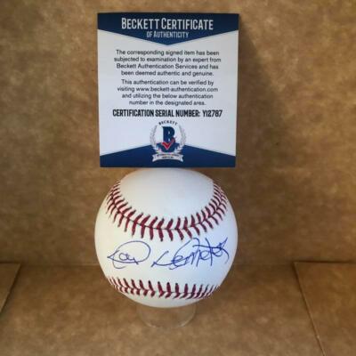 DON DEMETER PHILLIES/DODGERS SIGNED AUTOGRAPHED M.L. BASEBALL BECKETT ...