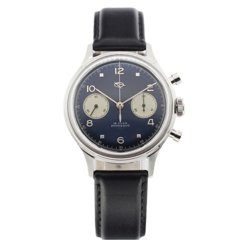 1963 Dong Feng HKED Seagull ST19 Chronograph watch 38mm Swan Neck Venus ...