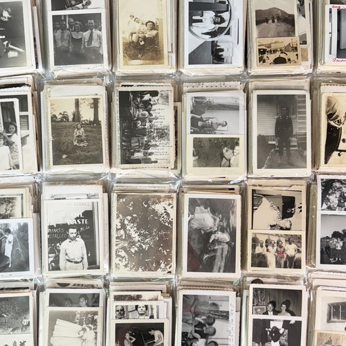 JUNK Lot of Vintage Photos 100 random B&W Original Snapshots Old Photo ...