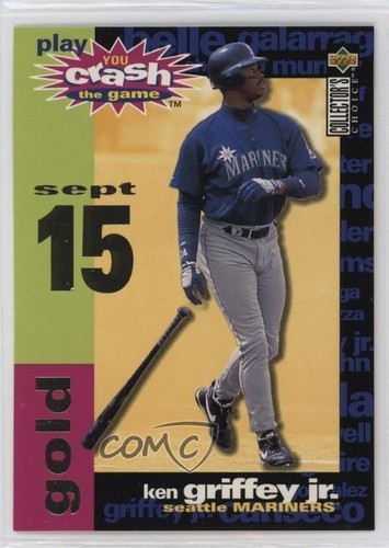 1995 Collector's Choice You Crash the Game Gold Ken Griffey Jr ...