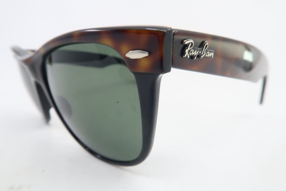 Vintage B&L Ray Ban WAYFARER II sunglasses made in the USA etched BL ...