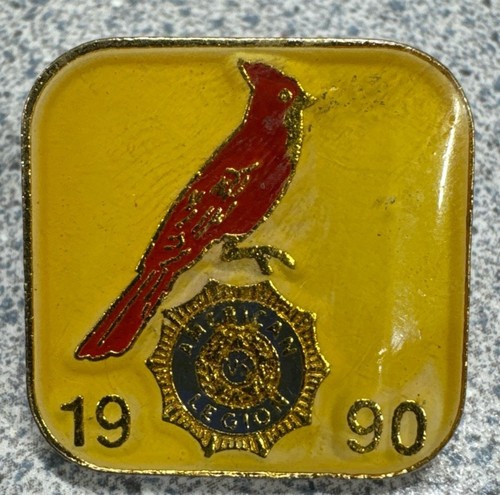VTG American Legion Pins, Badges Etc. 1984 Illinois Badge 1990 Red ...