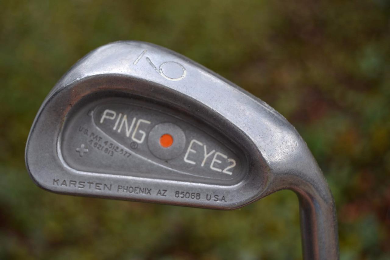 PING EYE 2+ ORANGE DOT 9 IRON EYE 2 + KTM STEEL SHAFT | eBay