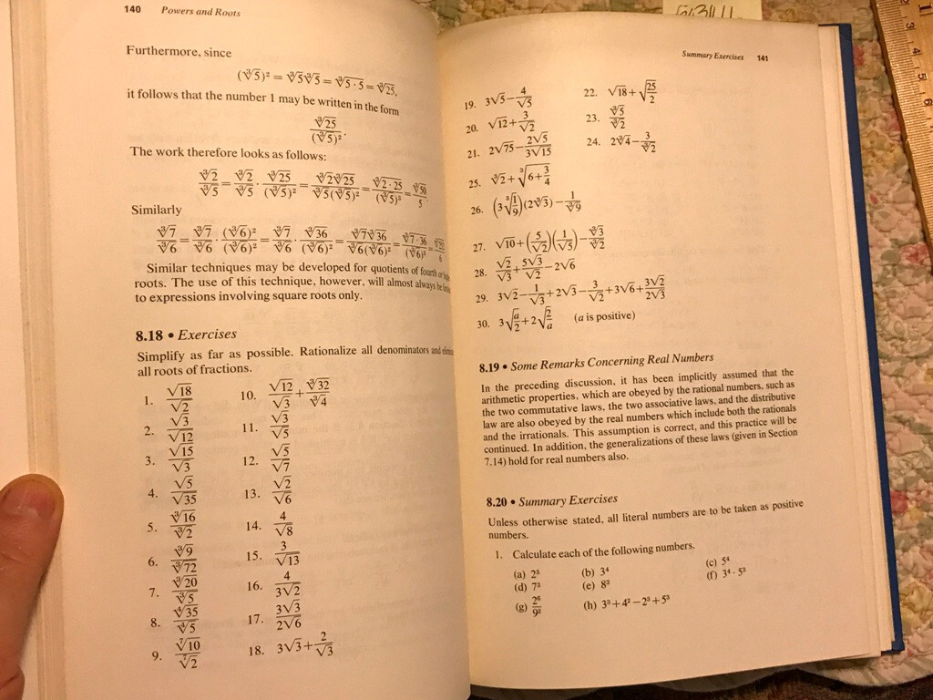 William Forman 1972 Elements of Arithmetic Algebra Geometry * Math ...