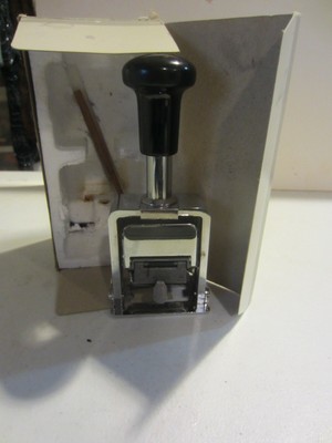 Stamps & Daters - Bates Numbering Machine