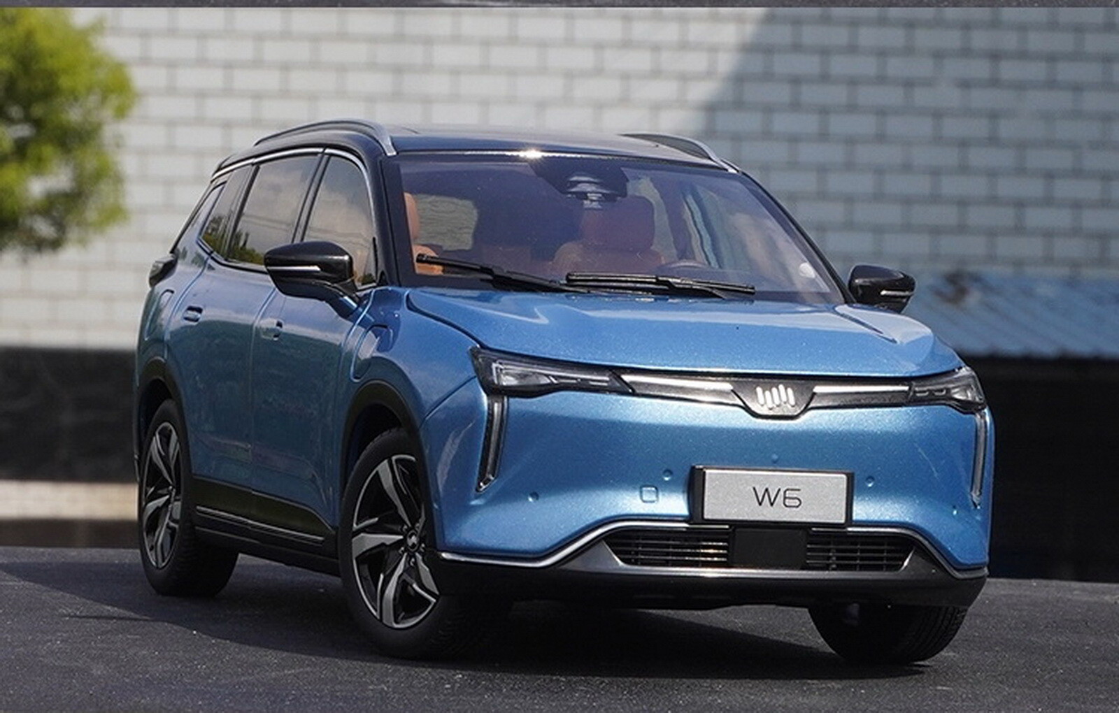 1/18 Scale WM Motor W6 Blue Diecast Car Model Toy Collection Gift NIB ...