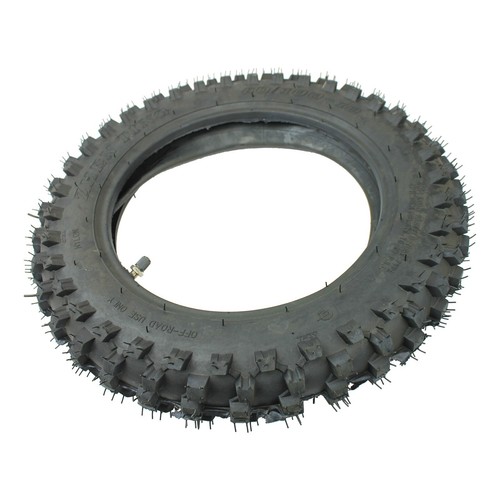 3.00-10 80/100-10 Inch Dirt Bike Tire With Inner Tube | Knobby Tread ...