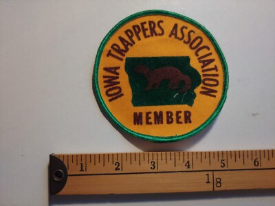 * 1 RARE IOWA TRAPPERS TRAPPING HUNTING HUNTER PATCH CREST BADGE * | eBay