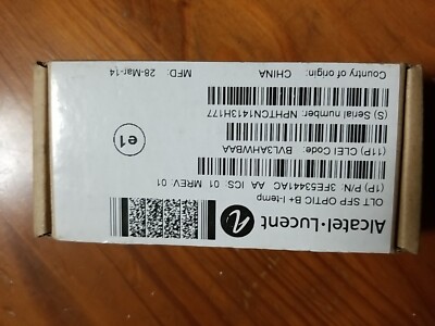 Alcatel•Lucent OLT SFP OPTIC B+ I-temp PN 3FE53441AC AA ICS MREV 01 | eBay