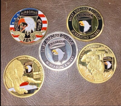 - US Army 101st Airborne Division Screaming Eagles challenge Coin Set Infantry | eBay