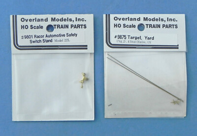 HO Brass Racor Ground-Throw Switch Stand & Target, Overland Models, Set ...
