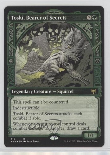 2021 Magic: The Gathering - Kaldheim Toski Bearer of Secrets (Showcase ...