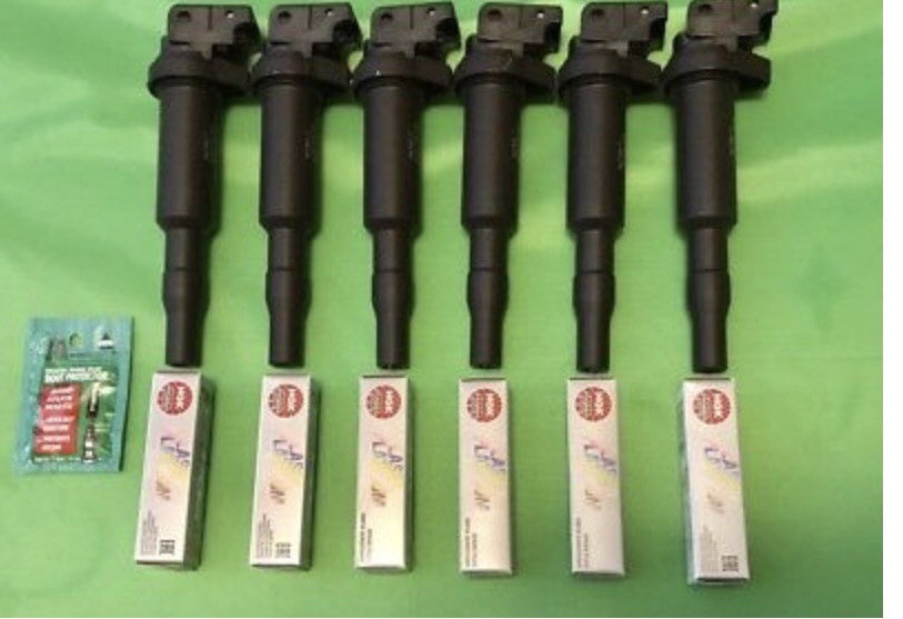 BMW N54 Z4,E60,E61,E71,E82,E88,E90,E92,E93 Spark Plug+Ignition Coil ...