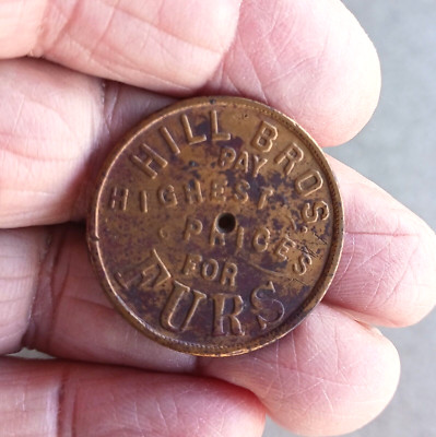 HILL BROS FURS Co. Token - St. Louis, MO. - IT`S HELL TO BE POOR | eBay