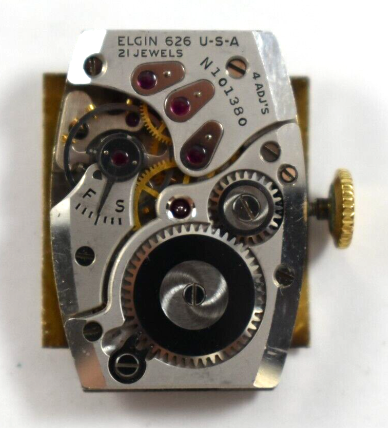 Vintage Elgin Manual Wind 21J 626 Wrist Watch Movement lot.a2 | eBay