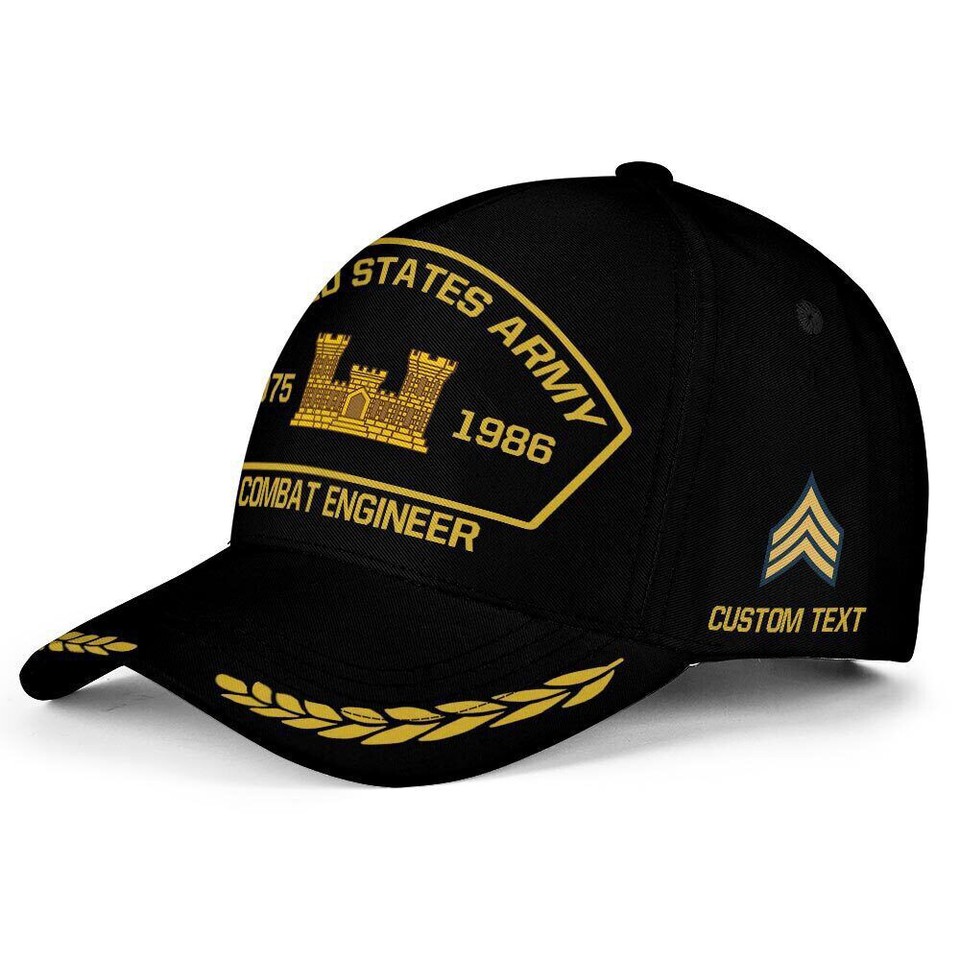 US Army Cap Custom US Army Branches Classic Cap Veteran Military ...