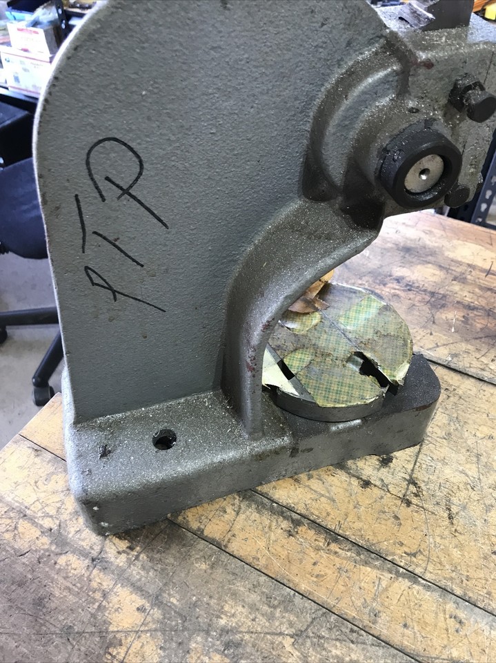 Industrial Arbor Press Bench Top Mount Machinist Milling Hand Operated ...