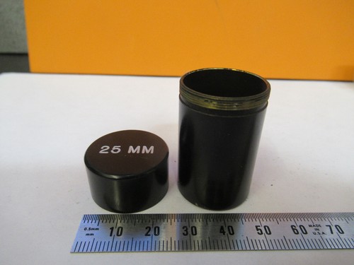 EMPTY BRASS CAN 25mm OBJECTIVE MICROSCOPE PART AS PICTURED &A2-FT-66 | eBay