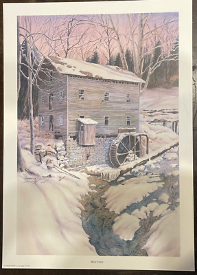 Print Beck's Mill Herman Fox Historical Landmark Salem Indiana | eBay