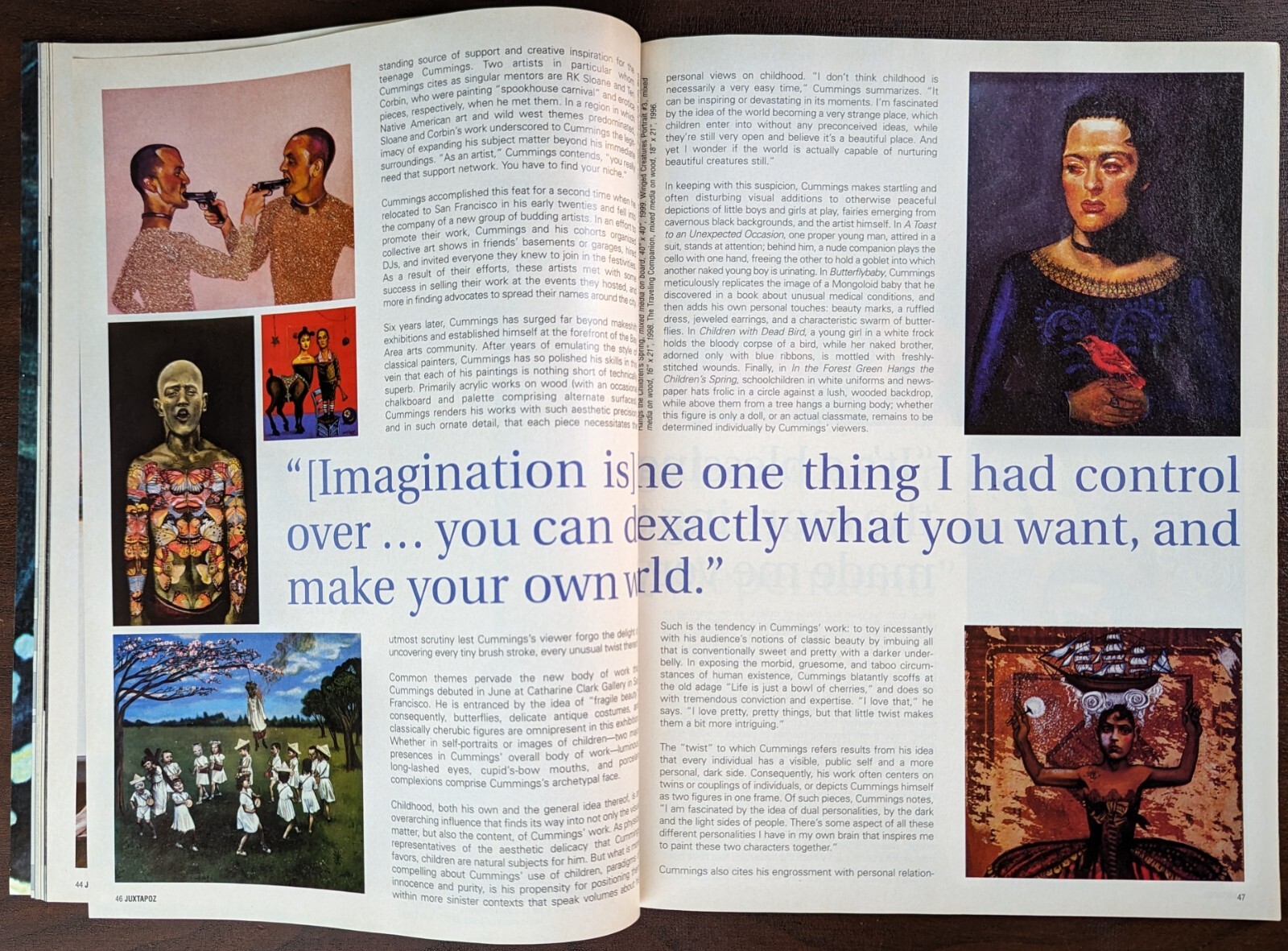 Juxtapoz Magazine - Sept/Oct 1999, Kent Bash, Brian Clarke, Moira Hahn ...