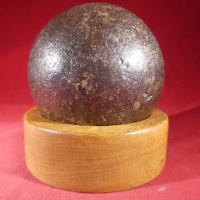 CANNON BALL CANNONBALL ROUND SHOT & STAND | eBay UK