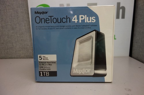 Maxtor One Touch 4 Plus External Hard Drive 1000 GB 1 TB ...