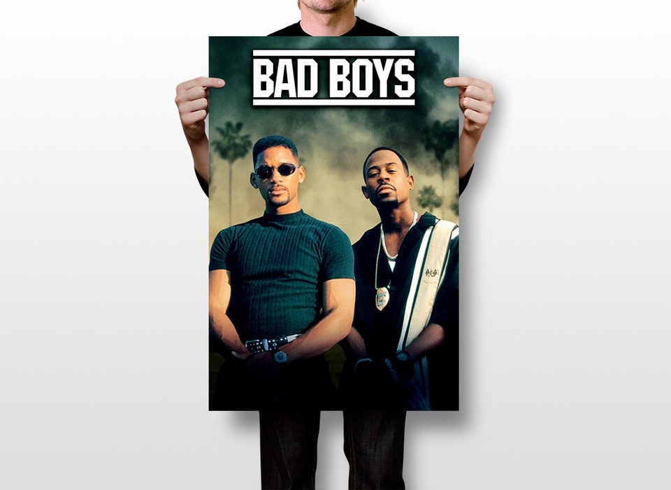 Bad Boys Vintage Classic Action Movie Wall Art Home Decor - POSTER ...