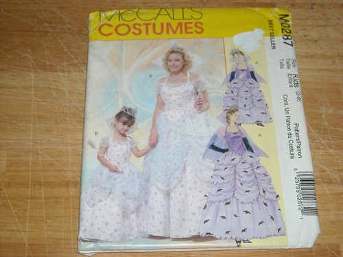 👼🏻McCALL'S #M0287 or #M4628 - GIRLS WITCH GOWN & COLLARED CAPE PATTERN ...