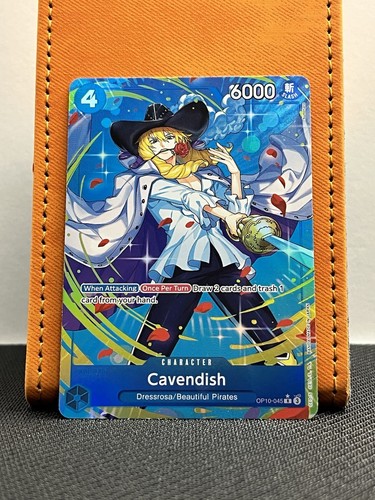 Cavendish (Parallel) Alt Art Blue OP10-045 One Piece TCG Royal Blood NM | eBay