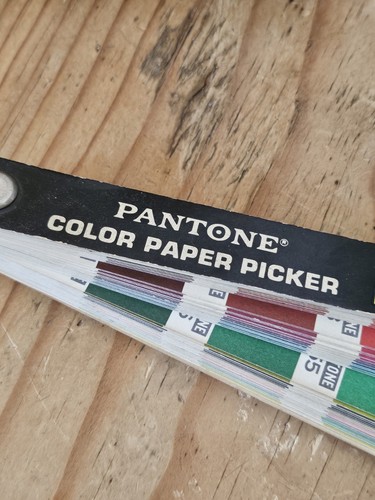 Vintage Pantone Color Products Selector by Letraset Letracolor Paper ...