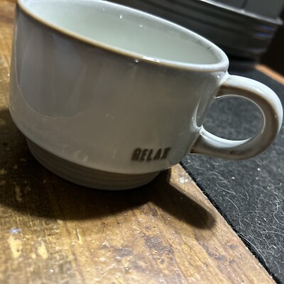 Hearth and Hand Magnolia “relax” Stoneware Coffee And Tea Mug Farmhouse ...