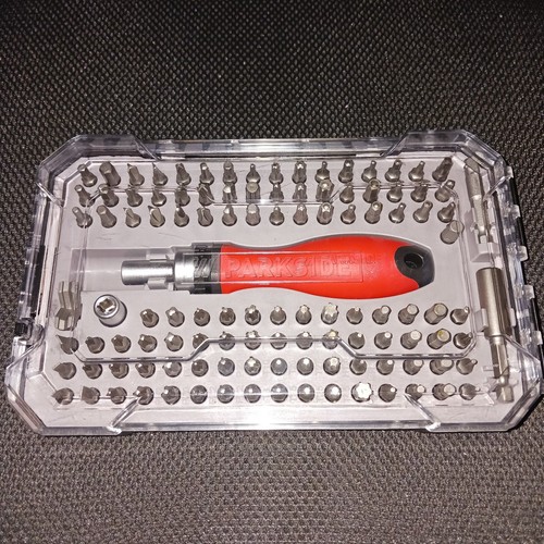 Parkside 115 Piece Ratcheting Screwdriver + Bit Set | eBay