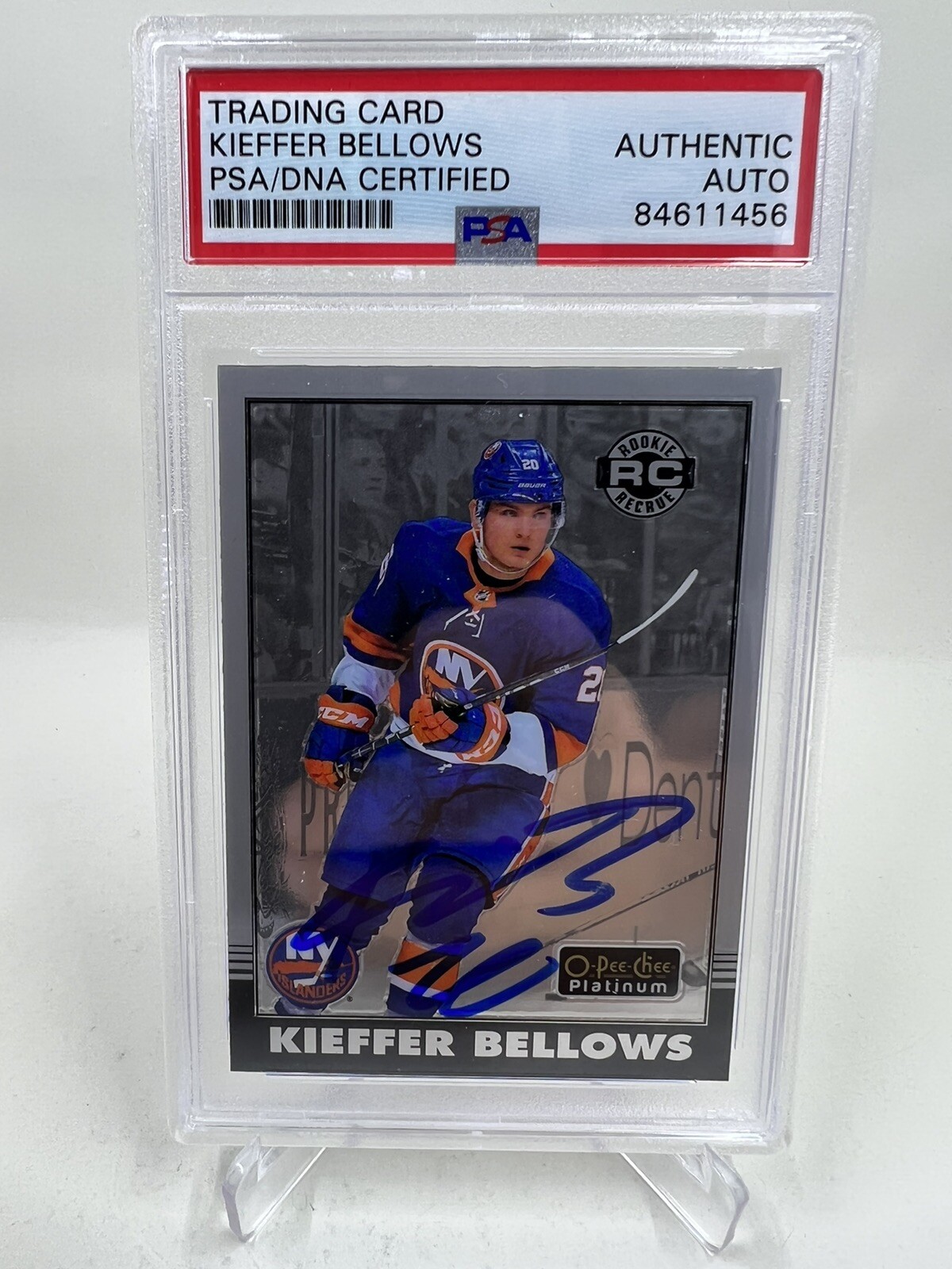 Kieffer Bellows Autographed Signed 2020-21 O-Pee-Chee Platinum Retro Rc ...