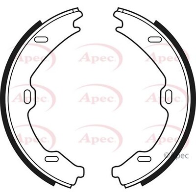 Apec Rear Brake Shoes SHU675 - OE High Quality Precision Engineered ...