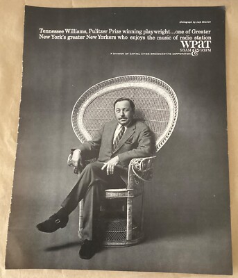 WPAT 93 radio station NY print ad 1966 orig vintage 1960s Tennessee ...