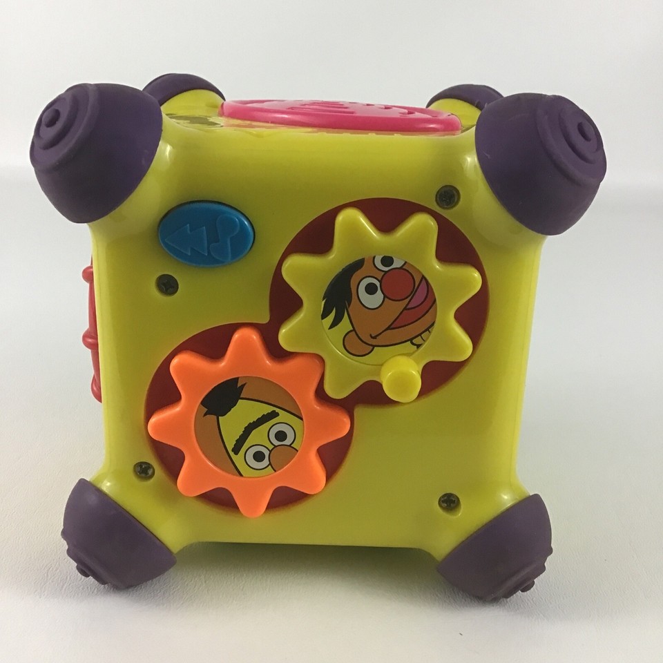 Sesame Street Musical Activity Cube Cookie Monster Elmo Bert Vintage ...