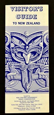 1960s Visitor's Guide To New Zealand Vintage Foreign Tourist Travel ...