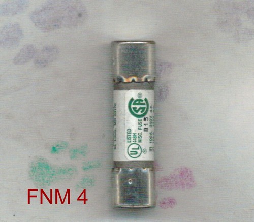 BUSSMAN FNM 4 FUSE FNM4 250 VOLT 4 AMP | eBay