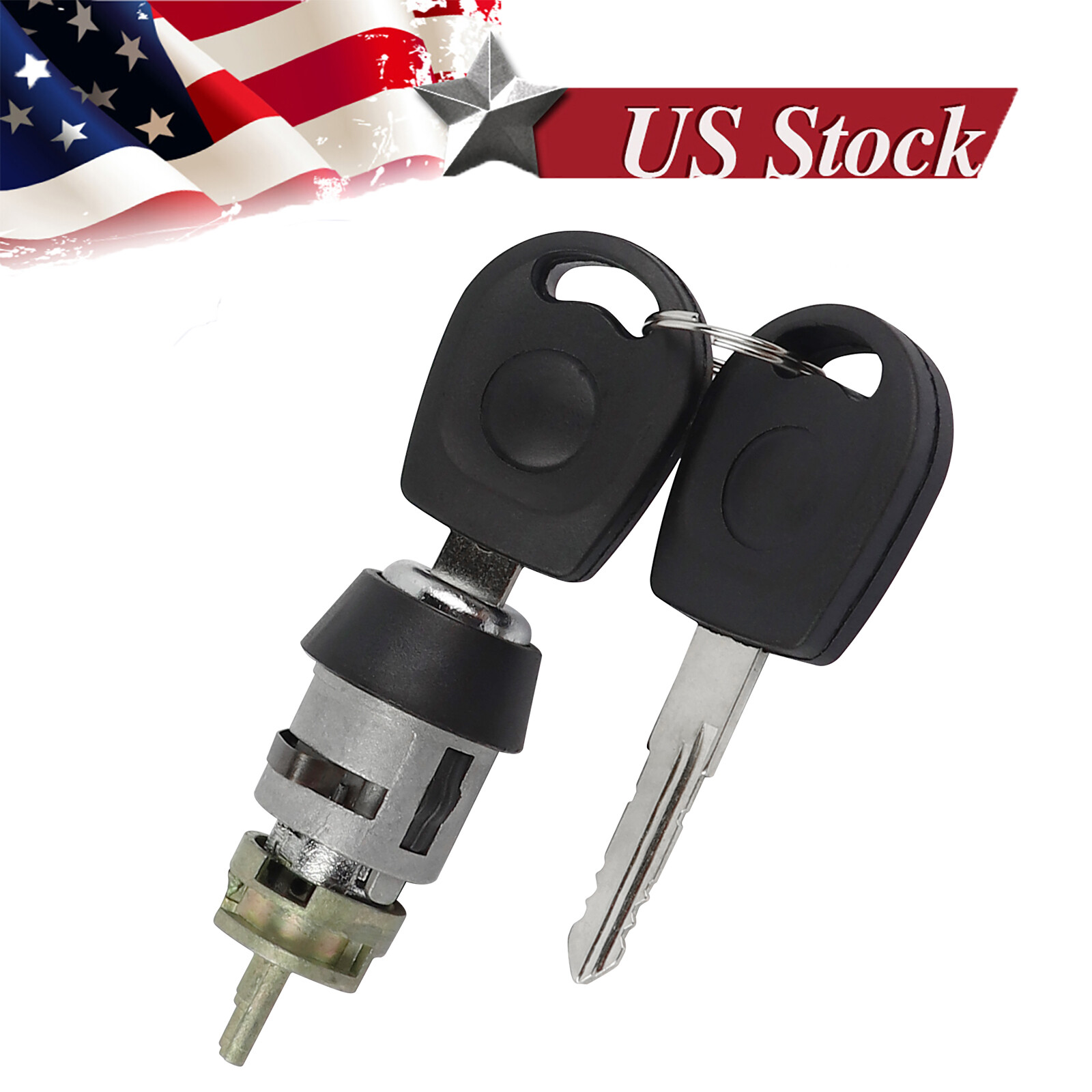 VW Ignition Switch Key/Lock Cylinder T3 Ghia Bus Beetle 1971 up 113 905 ...