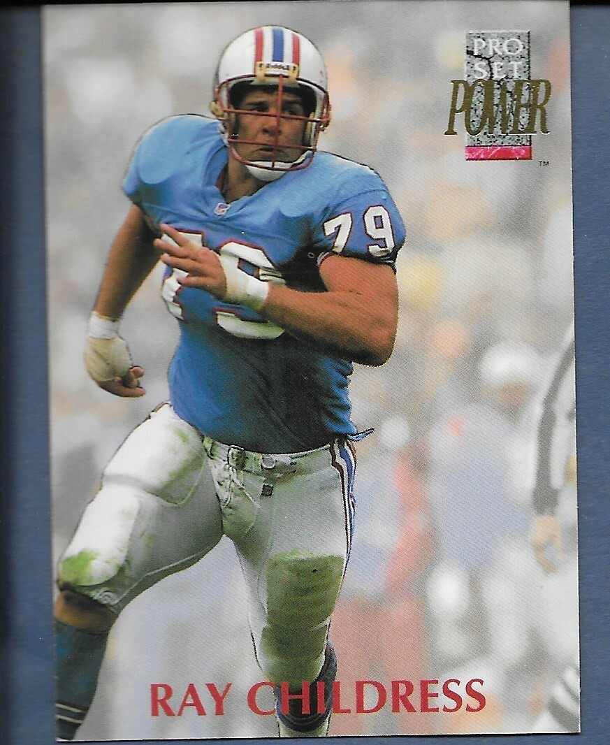 Ray Childress 1992 Pro Set Power #79 Houston Oilers NM | eBay