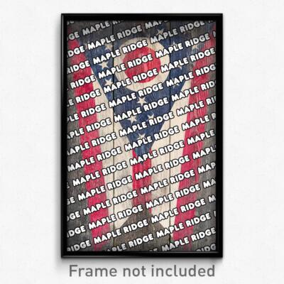 Maple Ridge Ohio Poster (OH City Souvenir 11x17 Town Print) | eBay