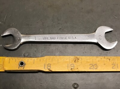 Vintage Upland Forge 1/2” X 9/16” Double Open End Wrench! Nice Shape ...