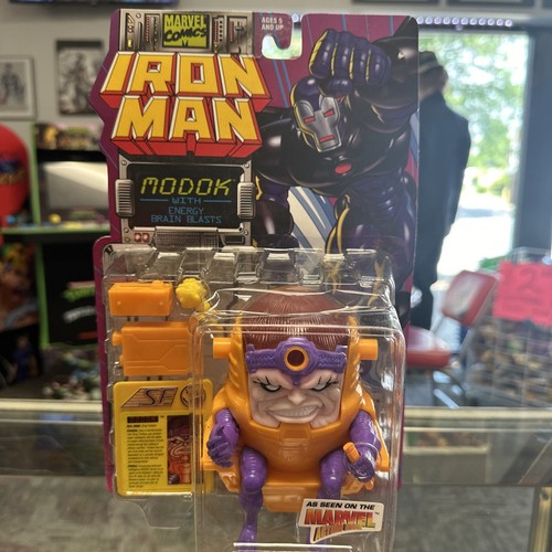 MODOK Vintage Iron Man Cartoon Action Figure New 1995 Toybiz Marvel M.O ...