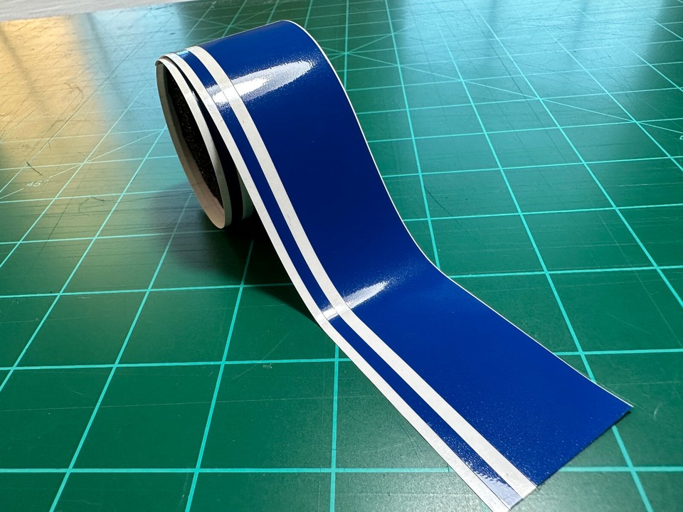 3"x72" V2 Glossy Vinyl Racing Stripes Decals Pinstripes | eBay